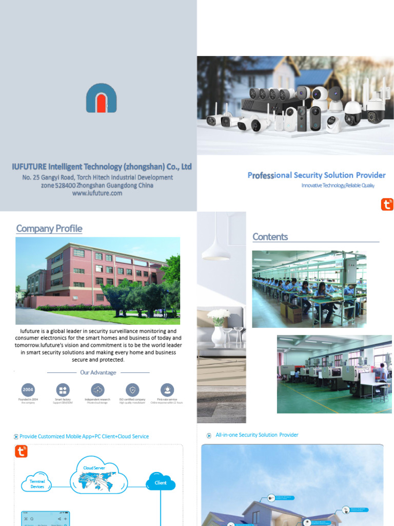 Iufuture Smart Security Solutions | PDF | Camera | Field Of View