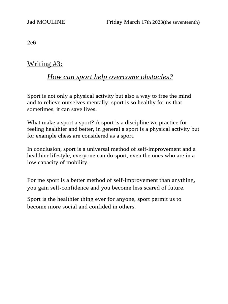 English Homework | PDF