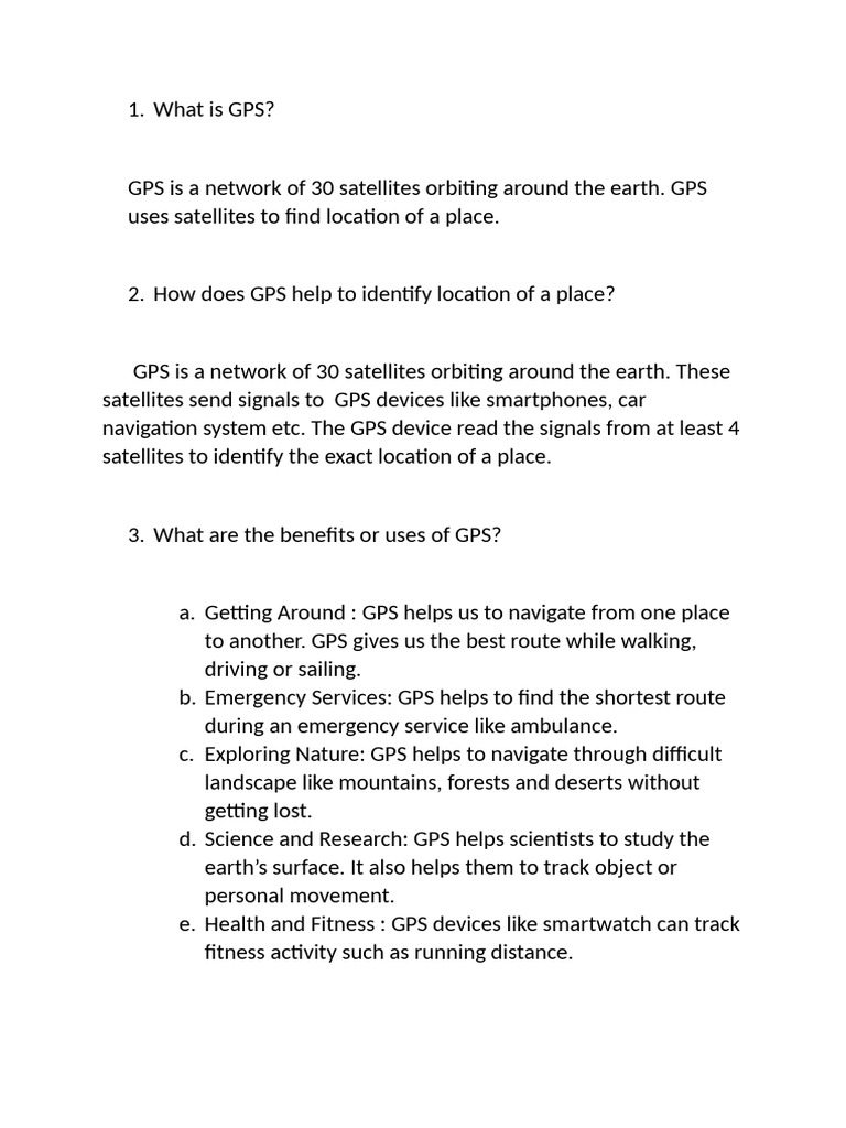 Understanding GPS and Map Grids for Kids | PDF | Global Positioning ...