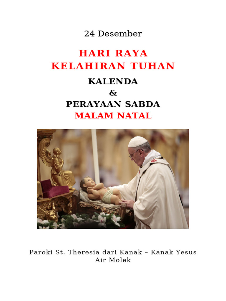 Perayaan Sabda Malam Natal 2025 | PDF
