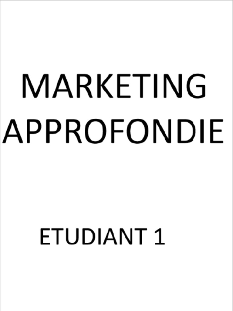 Marketing Note | PDF
