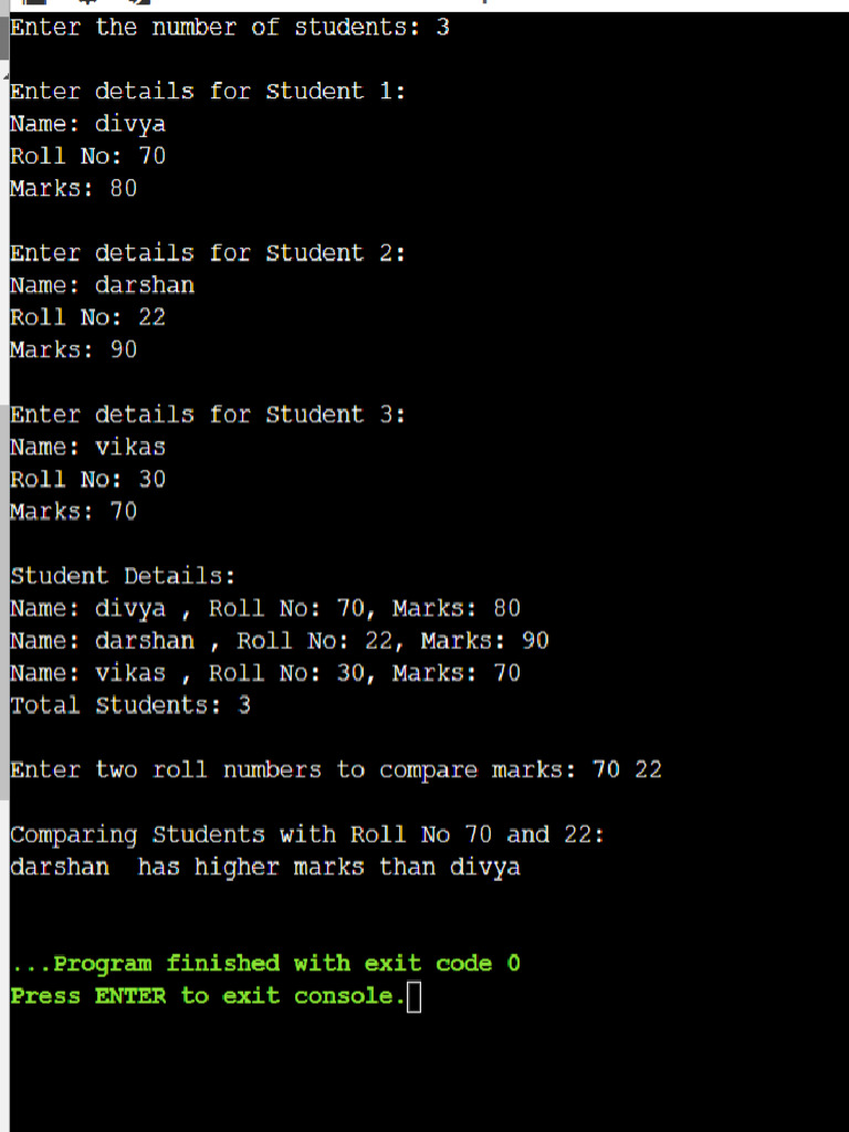 Oops Lab 3 Output | PDF