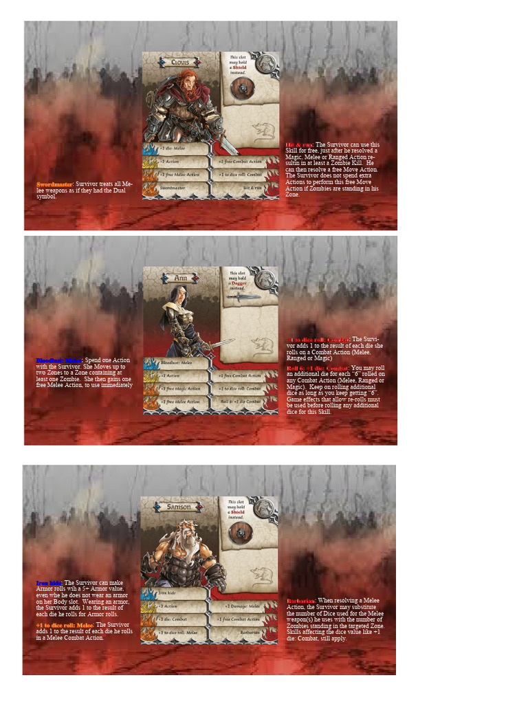 ZBP Heroes Skill Check Out of Box | PDF | Tabletop Games | Gaming