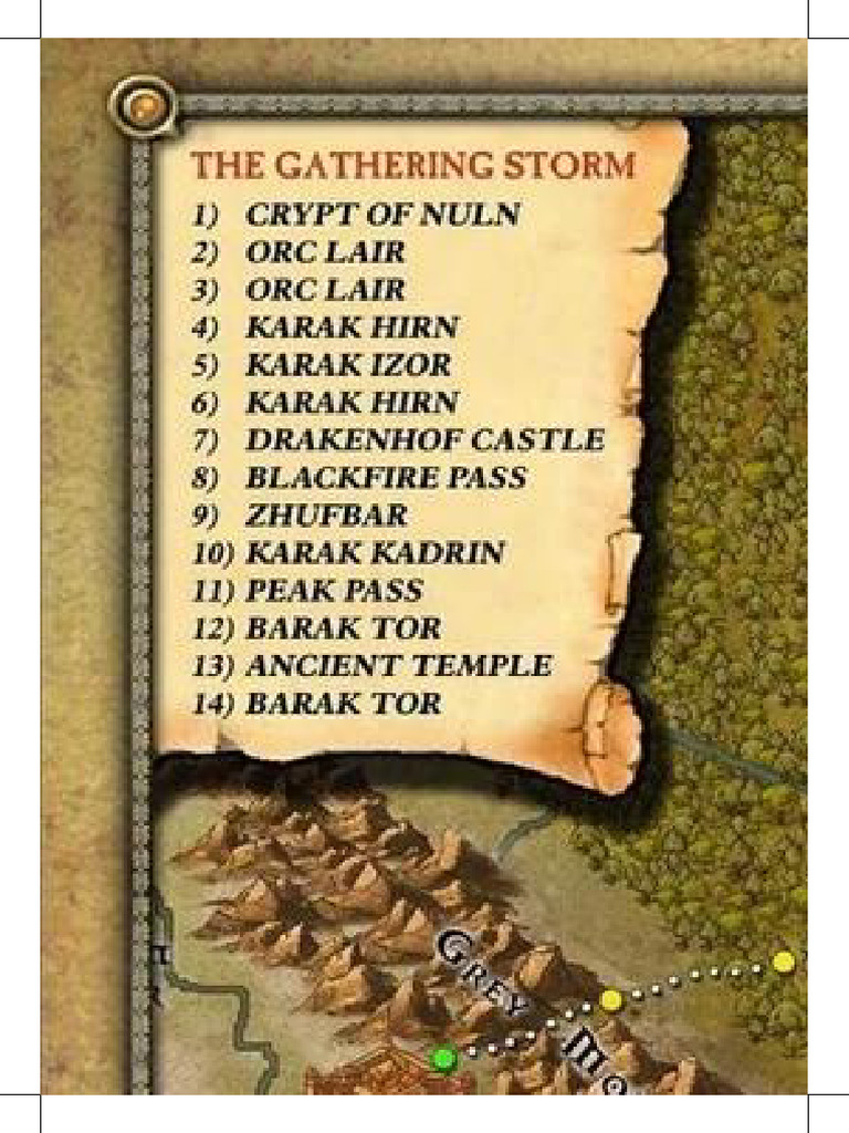 8 Page Heroquest Map | PDF