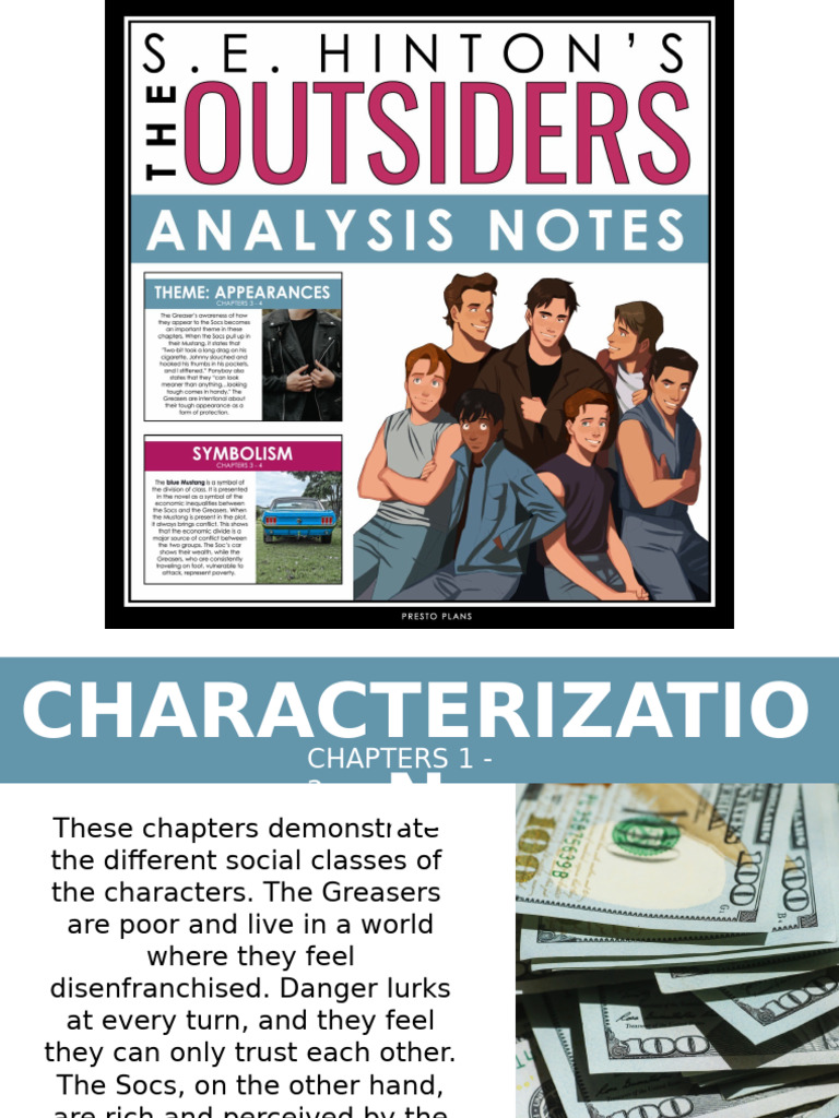 1 The Outsiders Analysis Notes | PDF