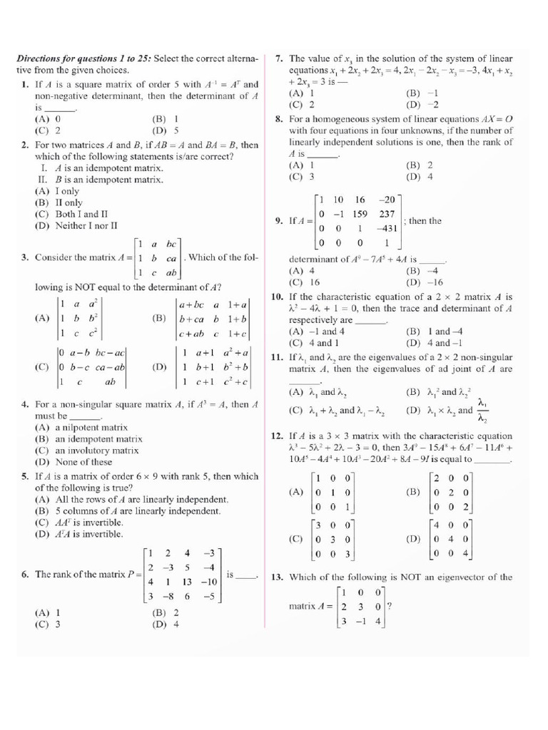 Mathematics (CR) | PDF