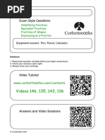 Simplifying Fractions - ANSWERS | PDF
