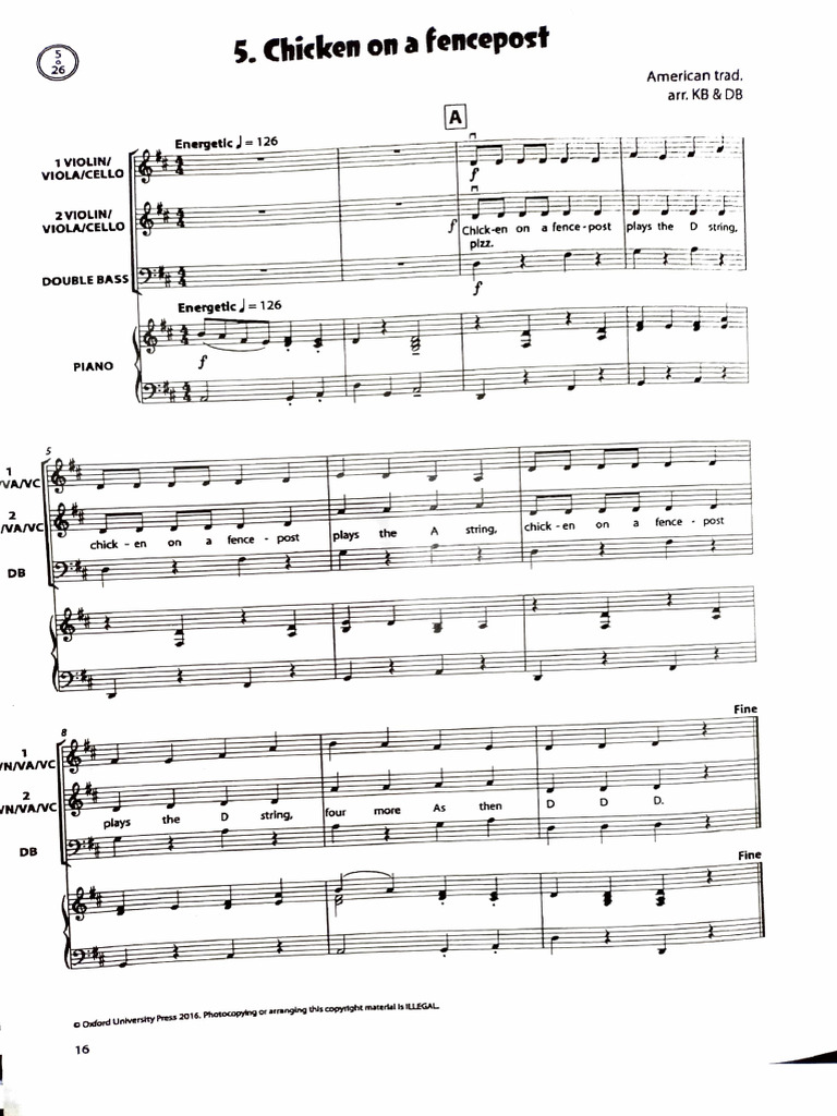Chicken On A Fencepost | PDF | Chordophones | Musical Forms