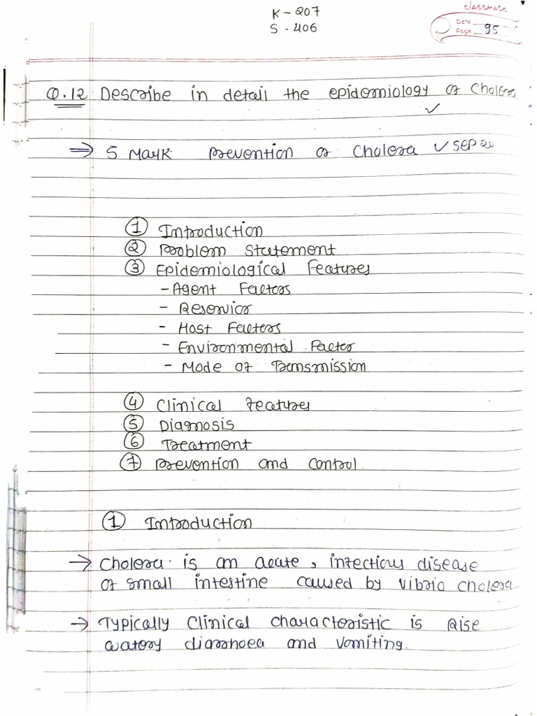 PSM Paper Handwriting Notes | PDF