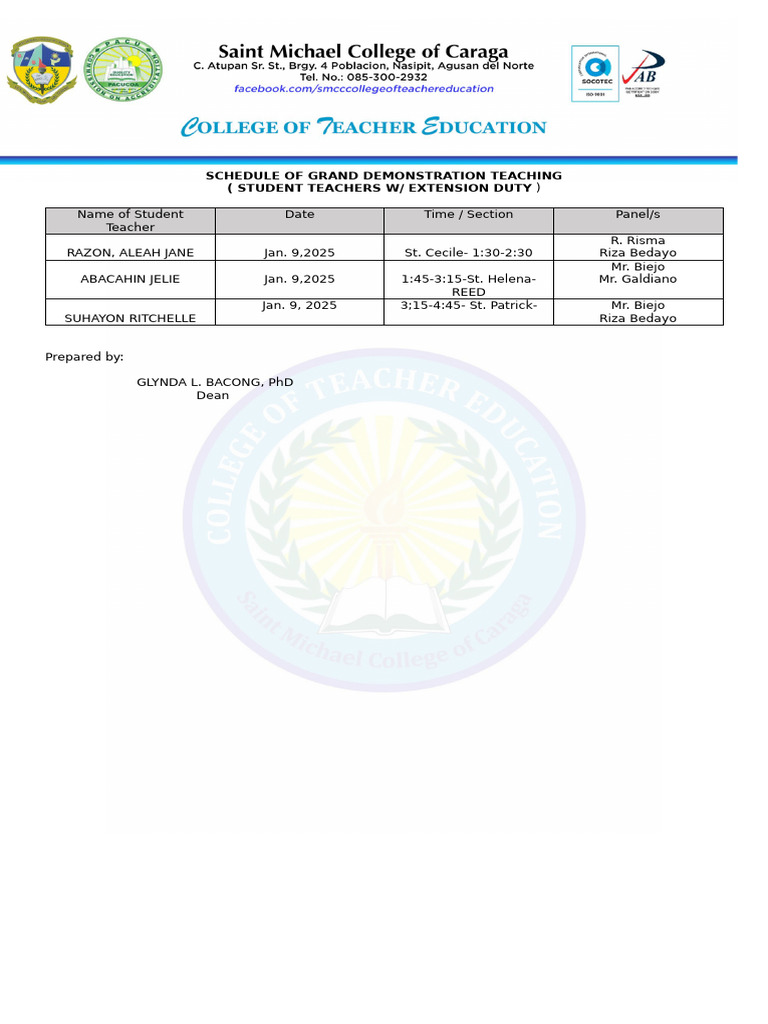 Demonstration Teaching 2 | PDF