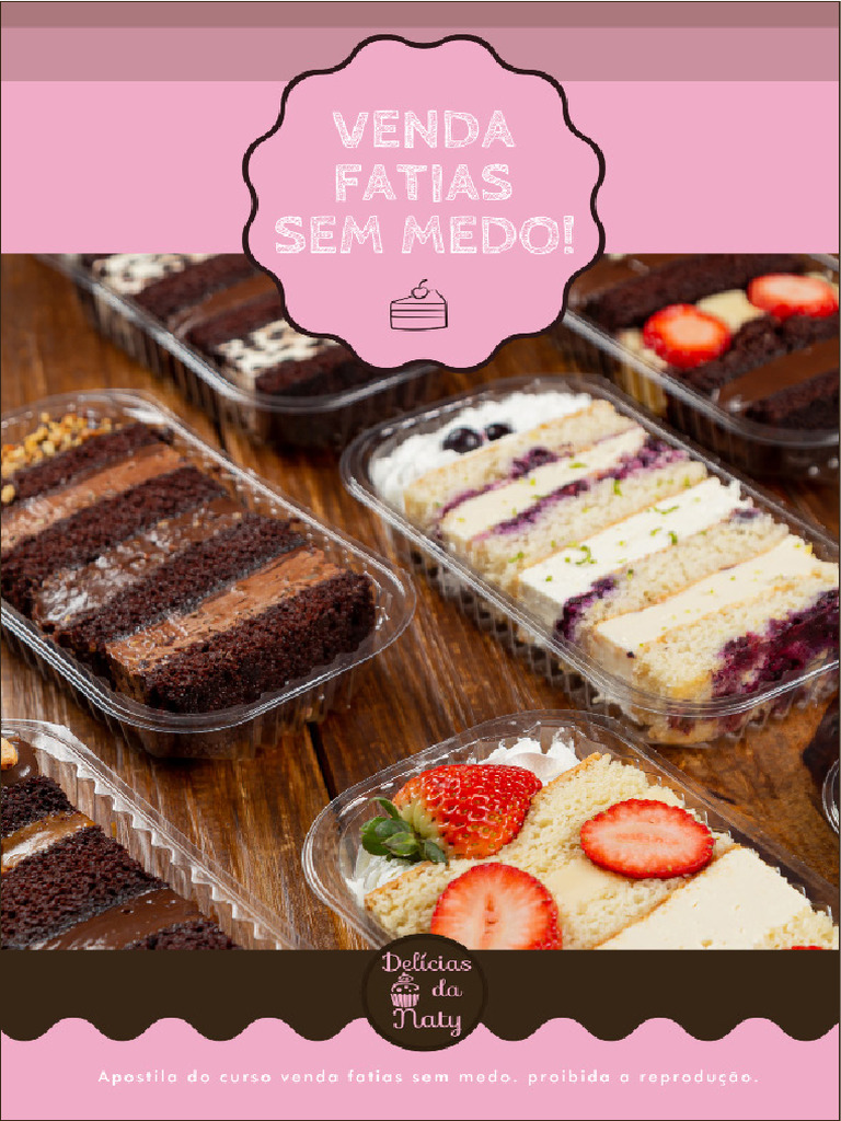 Curso de Vendas de Fatias de Bolo | PDF | Chocolate | Creme (gastronomia)
