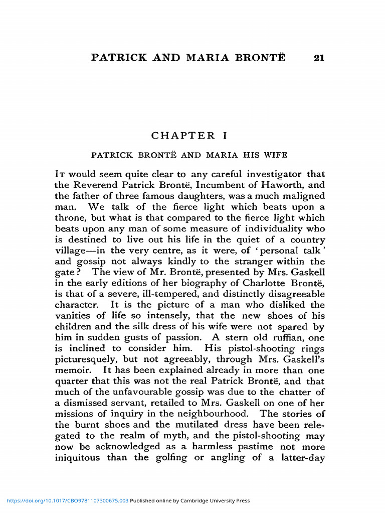 1 Patrick - Bronte - and - Maria - His - Wife | PDF | Brontë Family