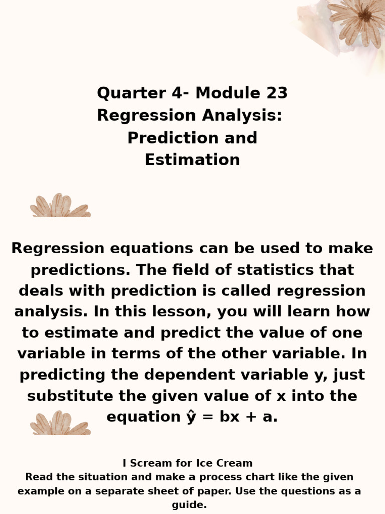Group-5-Statistics (1) | PDF | Regression Analysis | Statistics