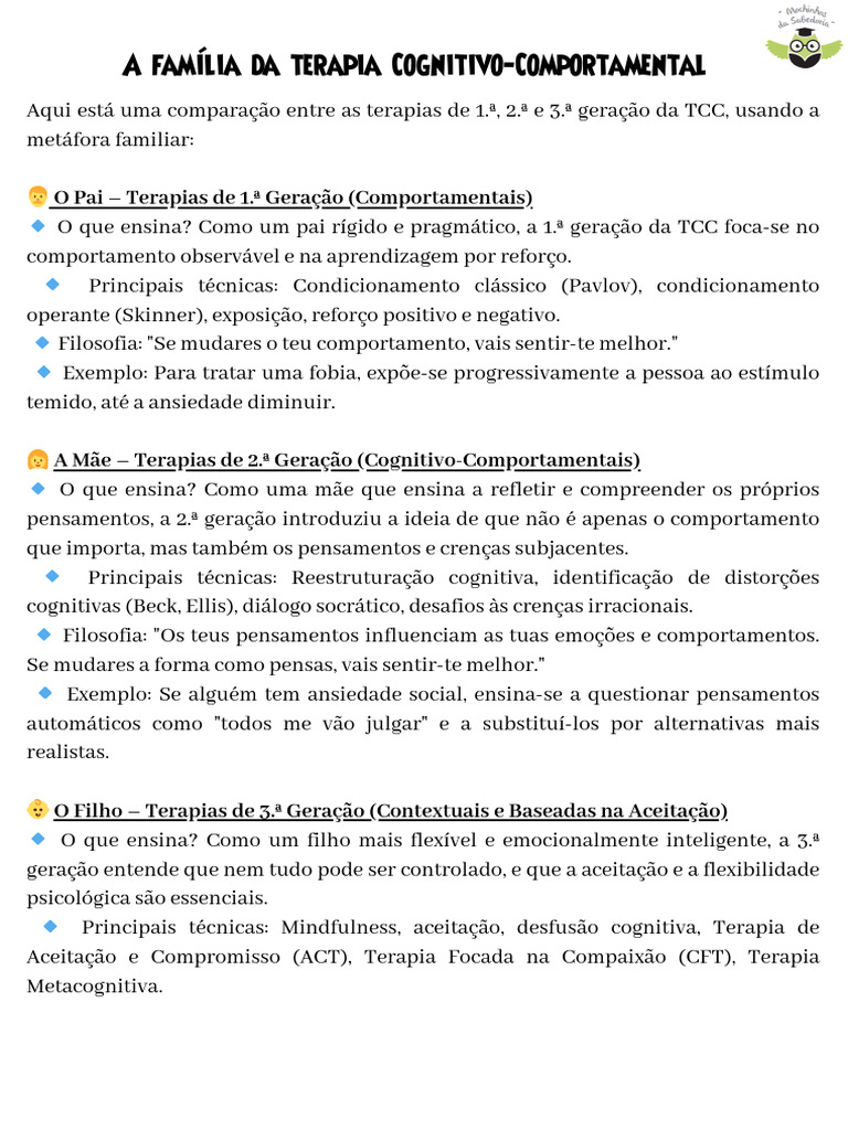 A Fanilia TCC - 20250317 - 215538 - 0000 | PDF | Terapia cognitiva ...