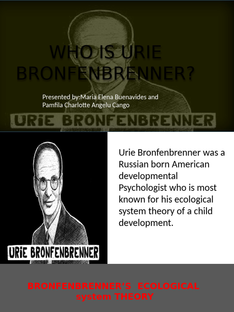 Urie Bronfenbrenner | PDF