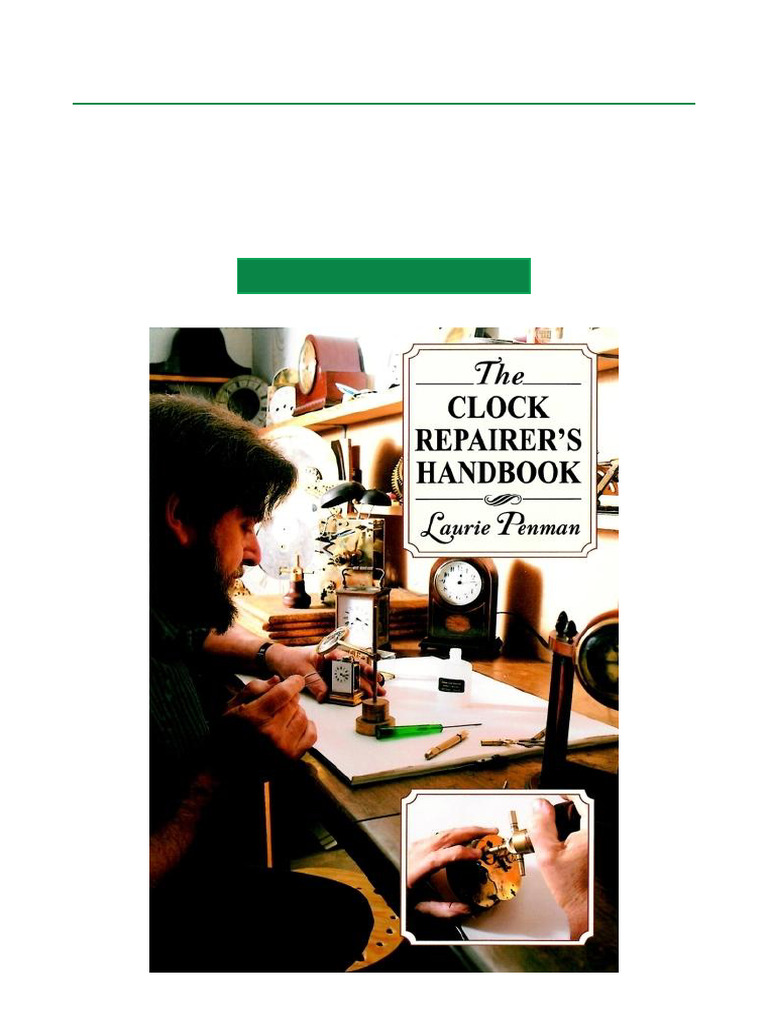 Clock Repairer's Handbook Download | PDF