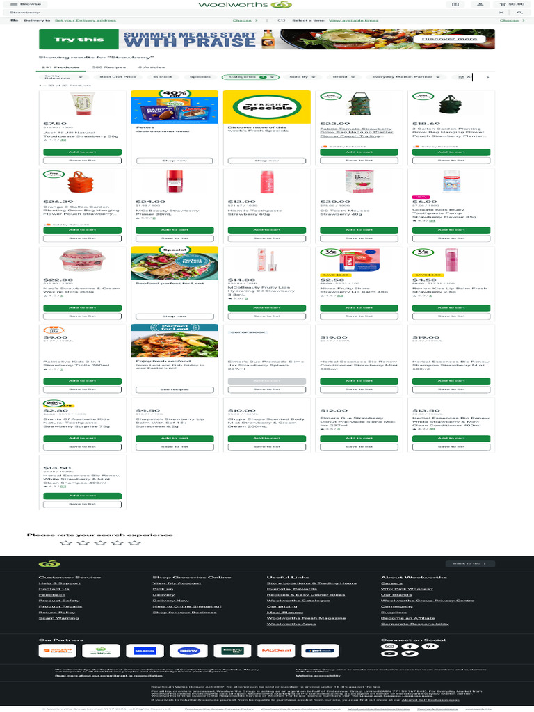 Strawberry - Woolworths Online | PDF