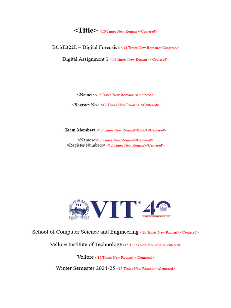 Digital Forensics Assignment Overview | PDF