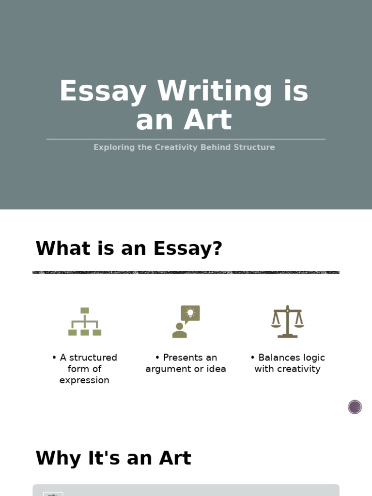 The Art of Essay Writing Explained | PDF