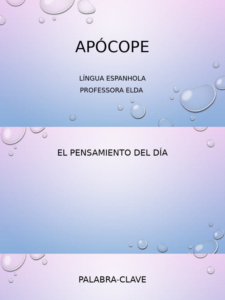 Apócope en Español: Ejemplos y Actividades | PDF