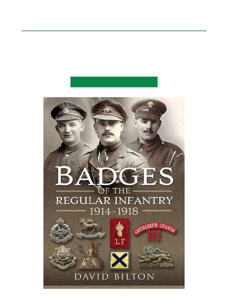 Regular Infantry Badges 1914-1918 Guide | PDF