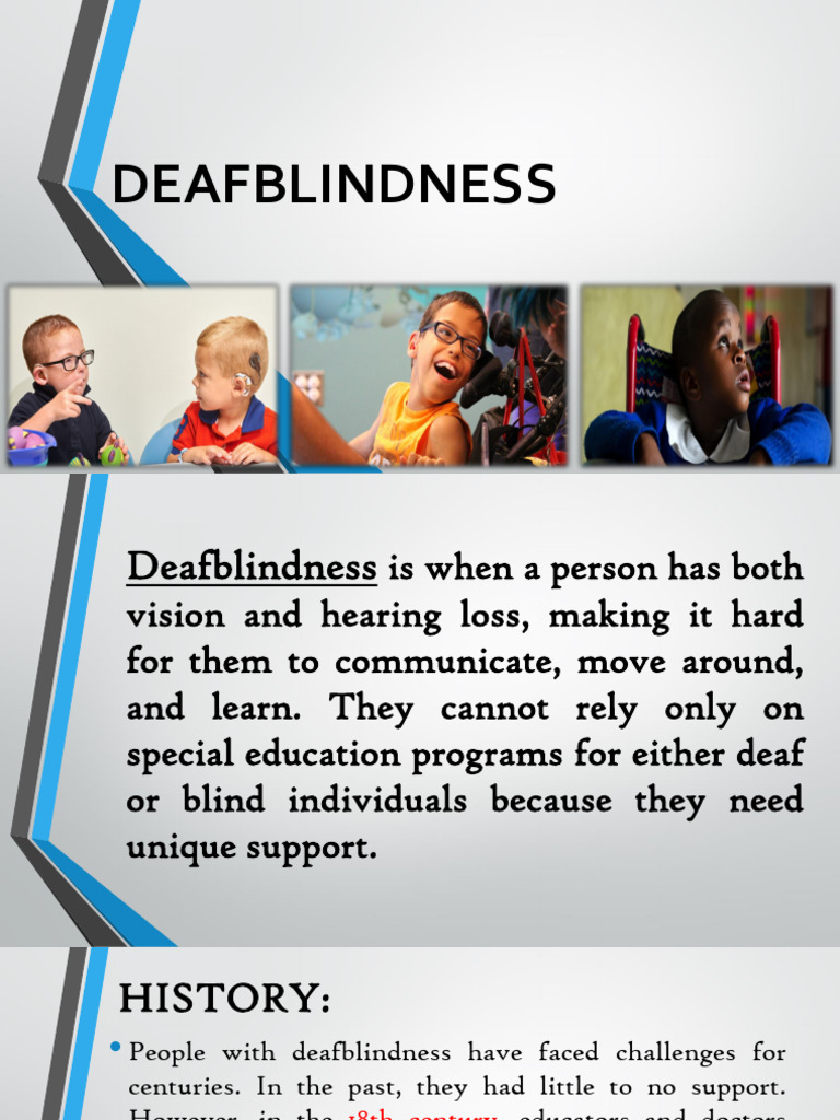 Deaf Blindness | PDF