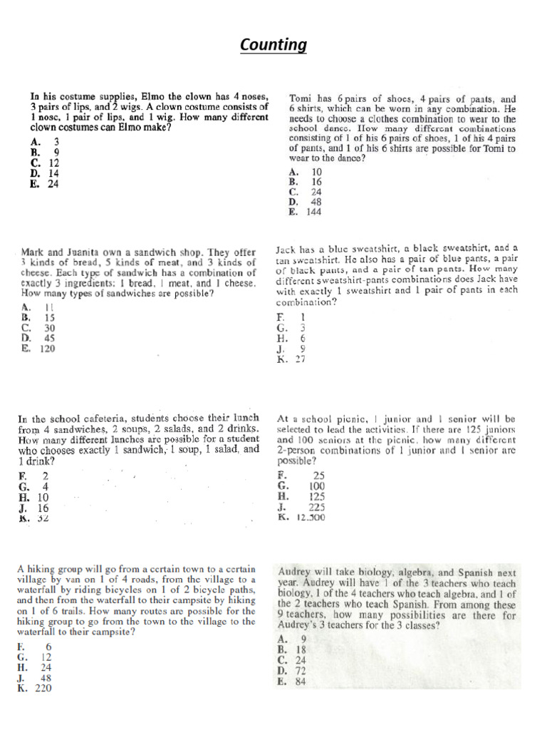 Counting | PDF