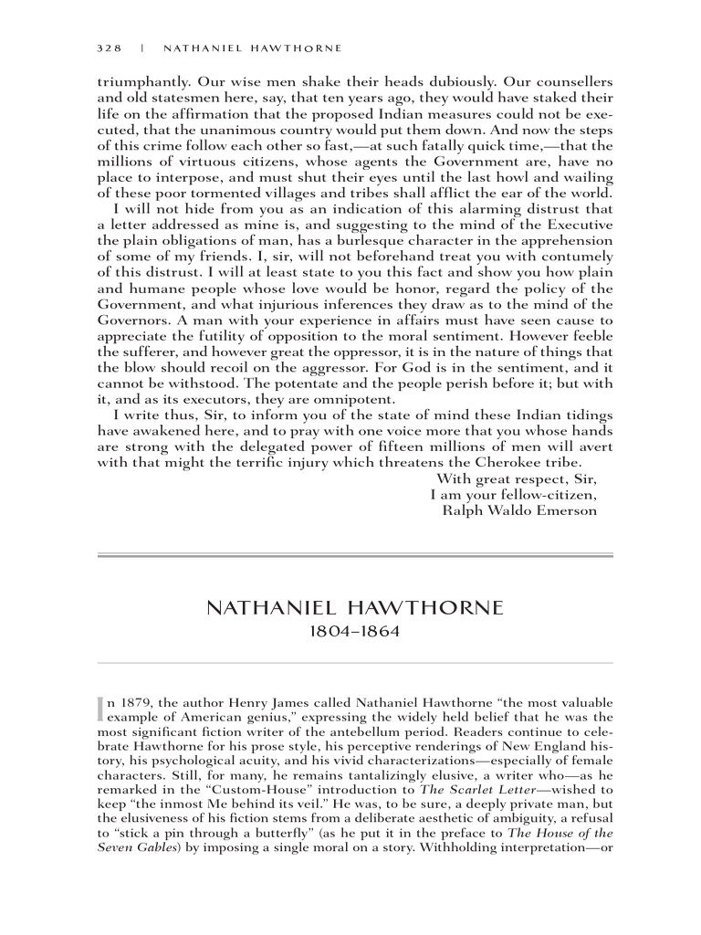 5. Nathaniel Hawthorne | PDF | Nathaniel Hawthorne