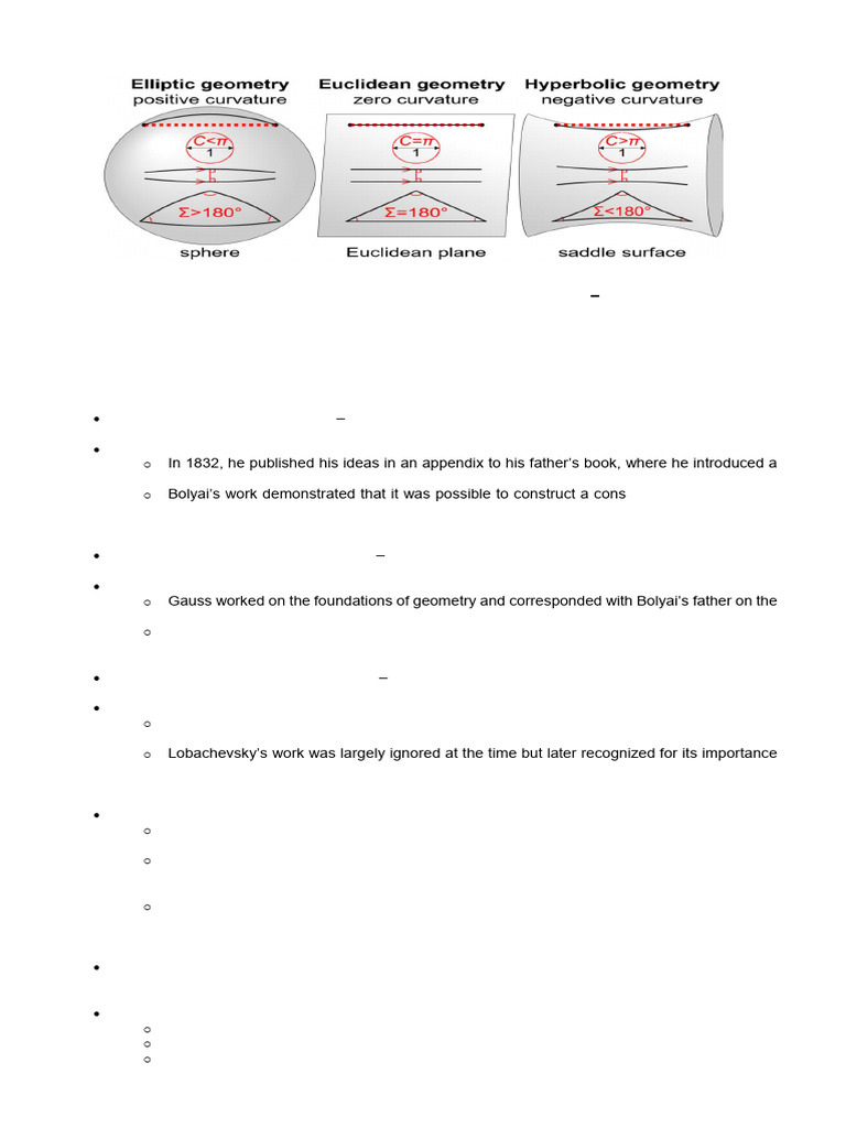 Hyprbolic and Non Euclidean Geometry | PDF | Hyperbolic Geometry | Non Euclidean Geometry