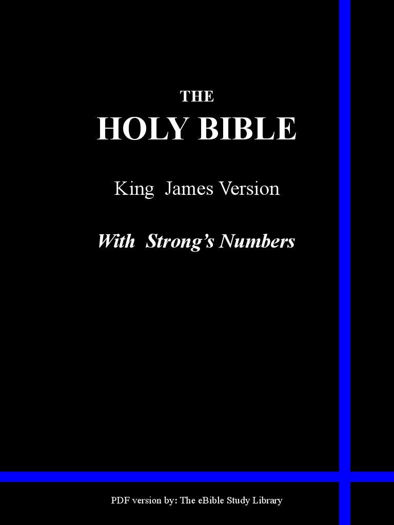 King James Bible With Strong's Numbers | PDF