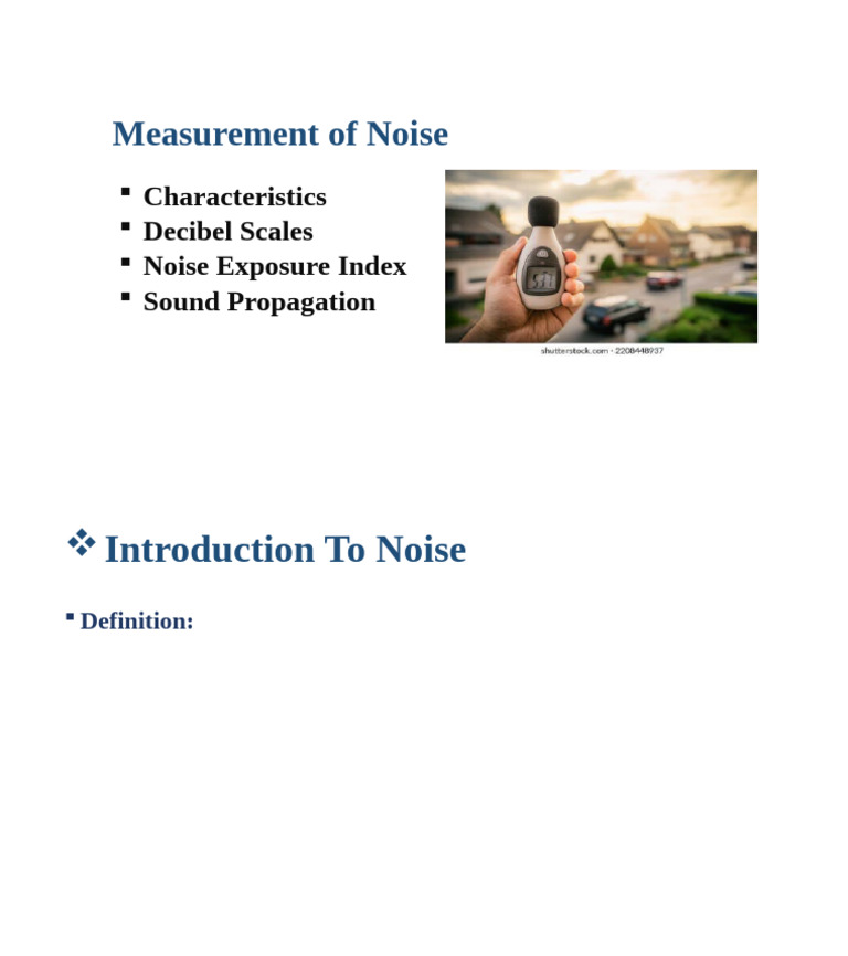 Measurement of Noise Pollution Control ........... | PDF