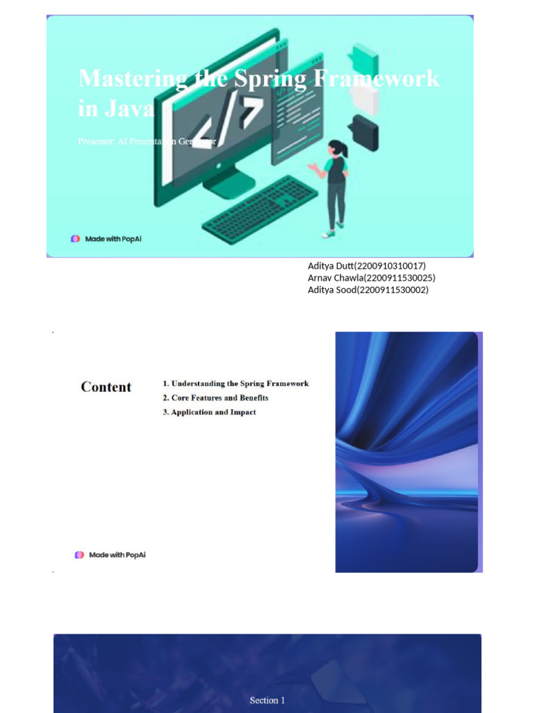 JAVASPRING | PDF