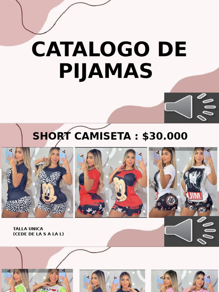 Catalogo de Pijamas | PDF