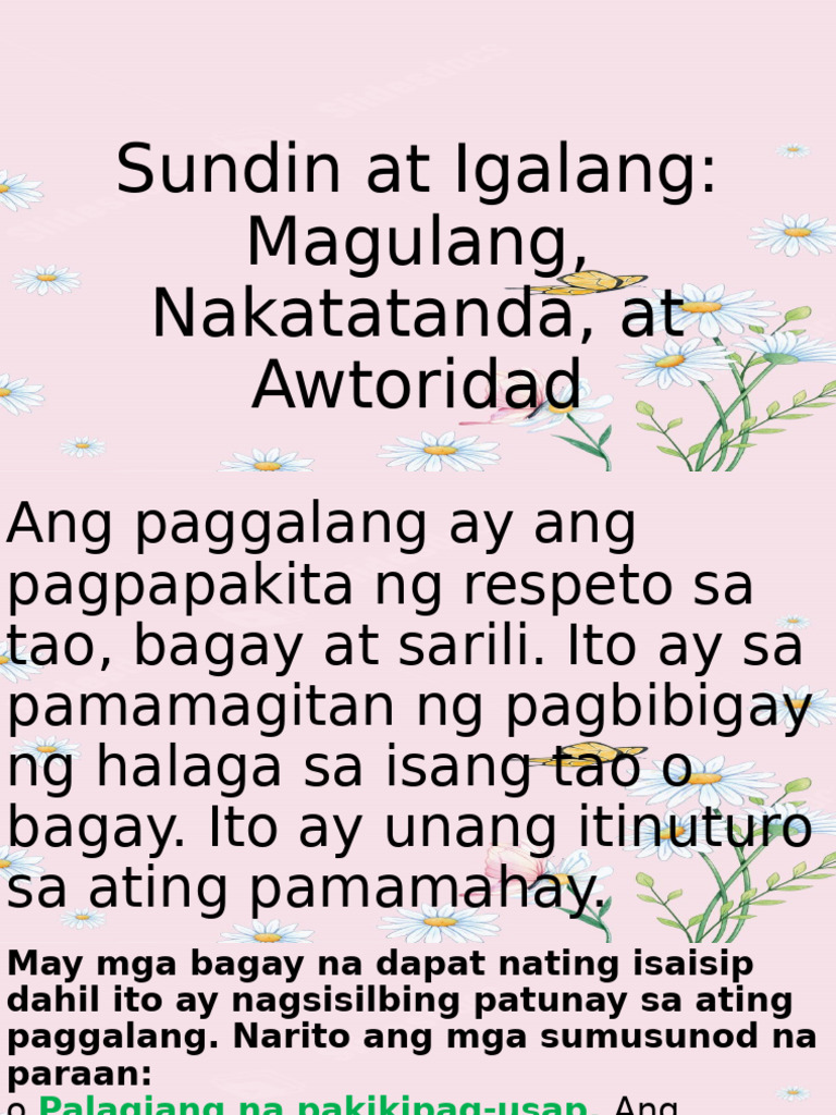 Sundin at Igalang | PDF