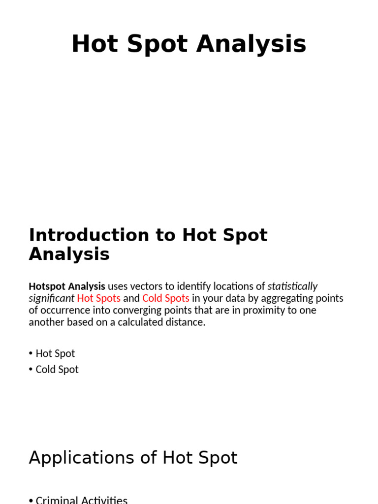 Hot Spot Analysis of Dera Ismail Khan | PDF