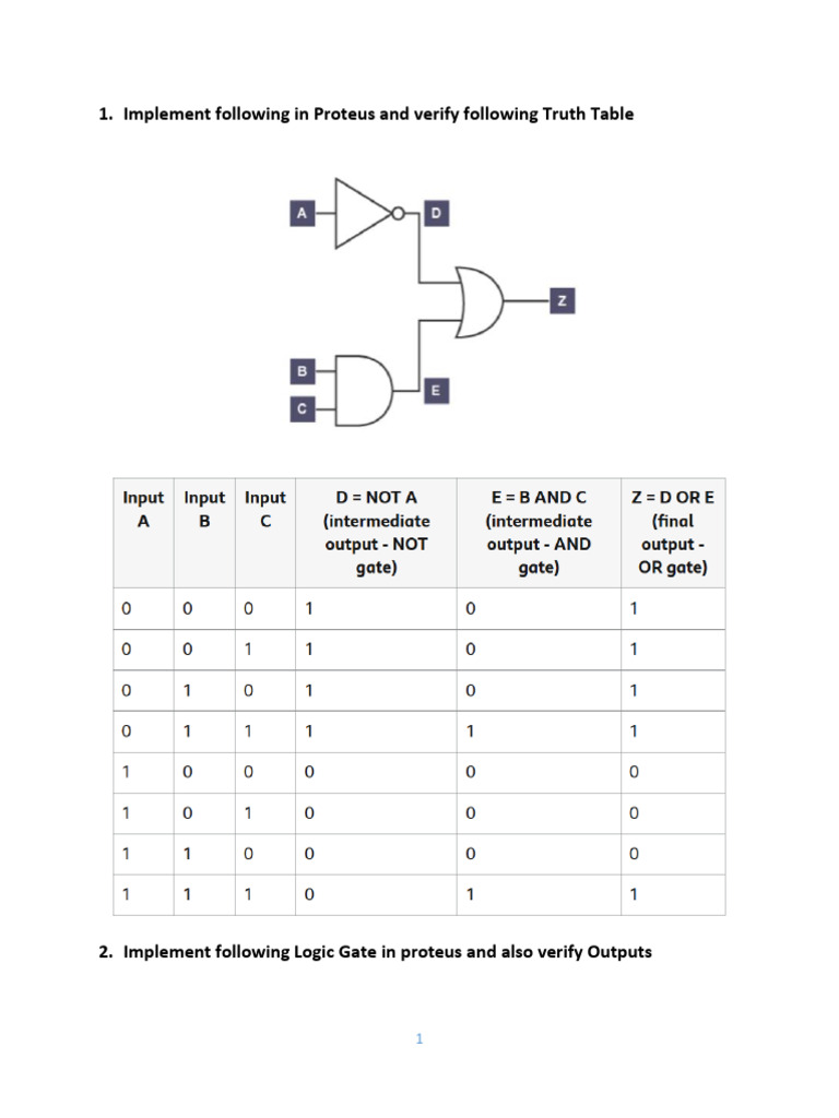 Logic Gates Implementation | PDF