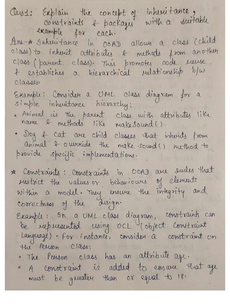 OOAD Assignment | PDF