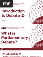 WSDC Debate Format Overview | PDF | Argument | Truth