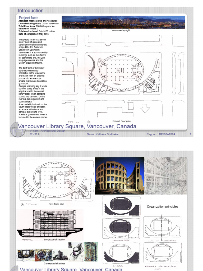 Vancouver Library Square Overview | PDF | Vancouver | Architectural Design