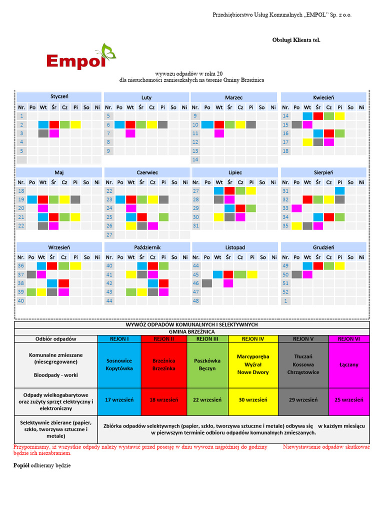 Harmonogram 2025 | PDF
