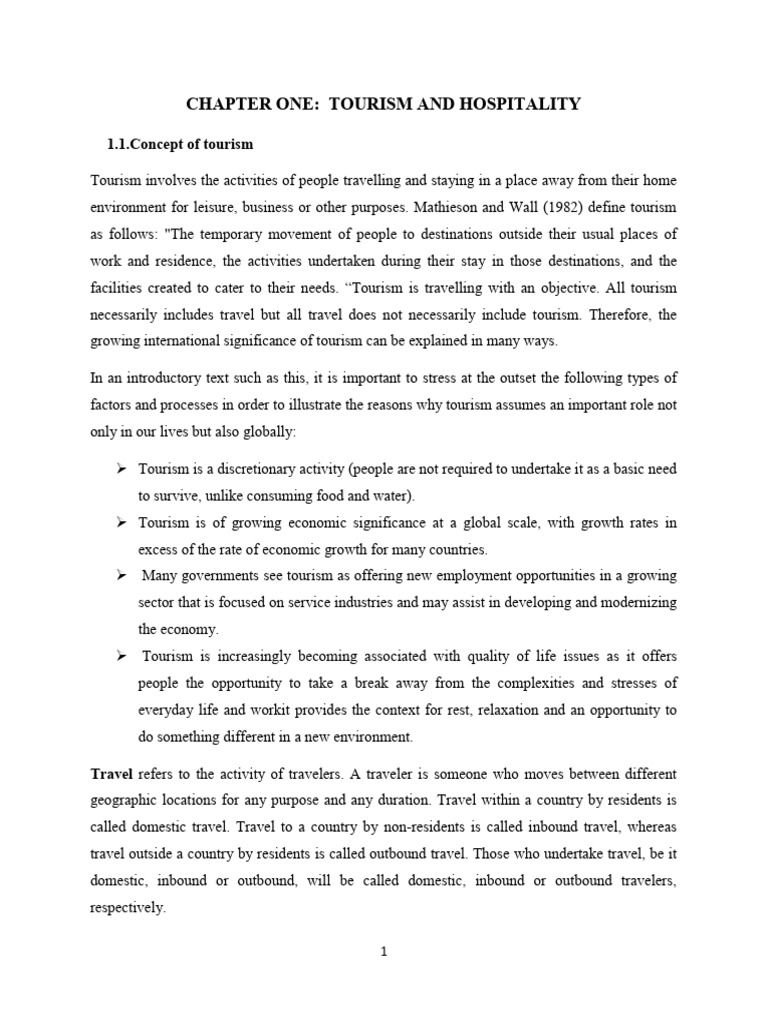 Understanding Tourism and Travel Concepts | PDF | Tourism | Pilgrimage