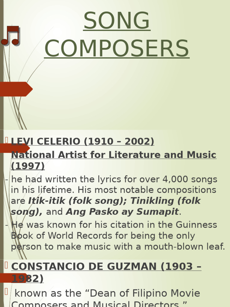 3rd Quarter G10 Contemporary Music JC | PDF | Performing Arts | Musicology