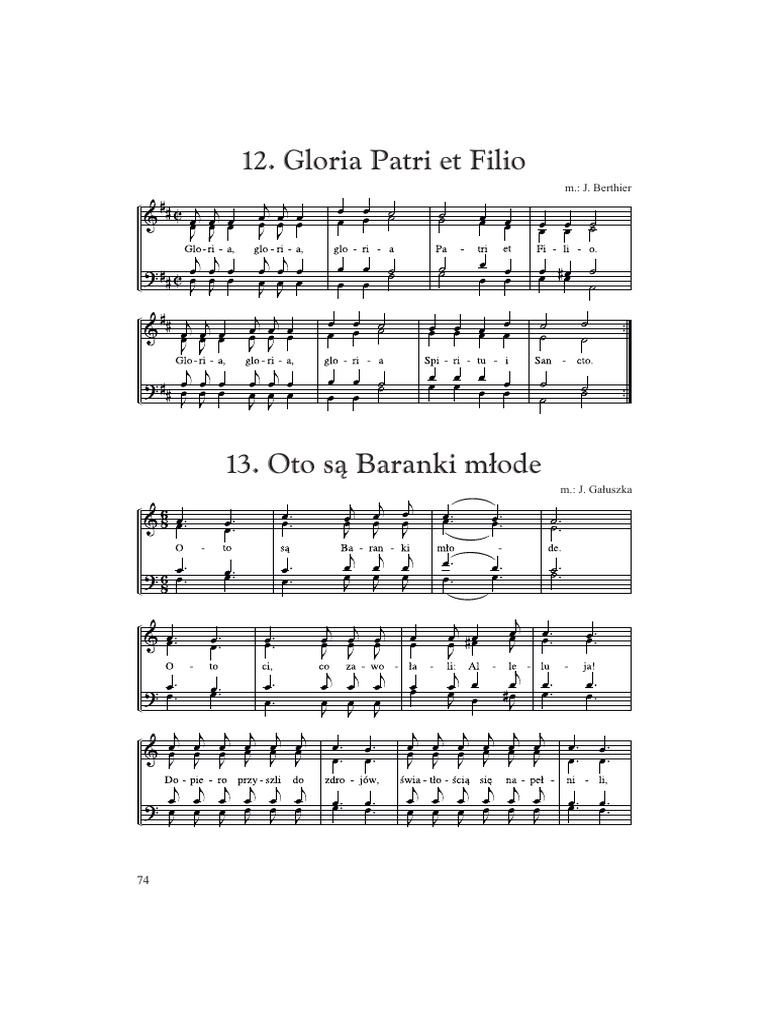 Gloria Patri | PDF