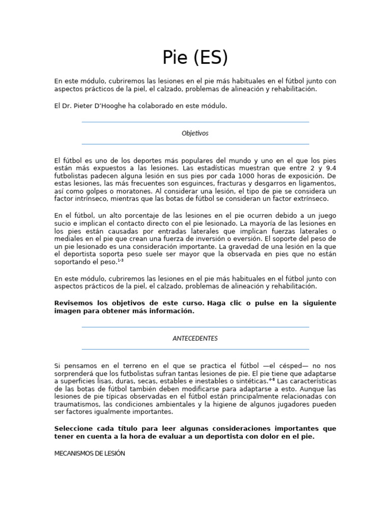 Fifa Pie | PDF | Dedo del pie | Pie