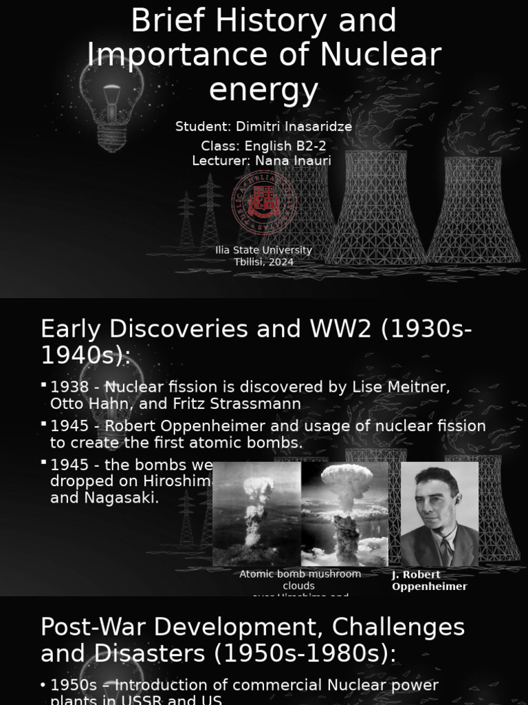 History and Importance of Nuclear Energy | PDF