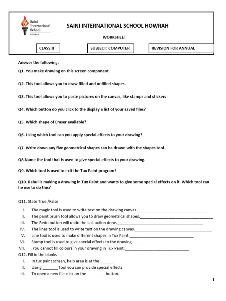 CLASS 2 Annual REVISION | PDF