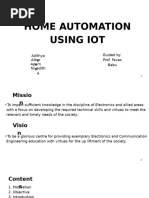 IoT Home Automation Block Diagram | PDF | Internet Of Things | Home Automation