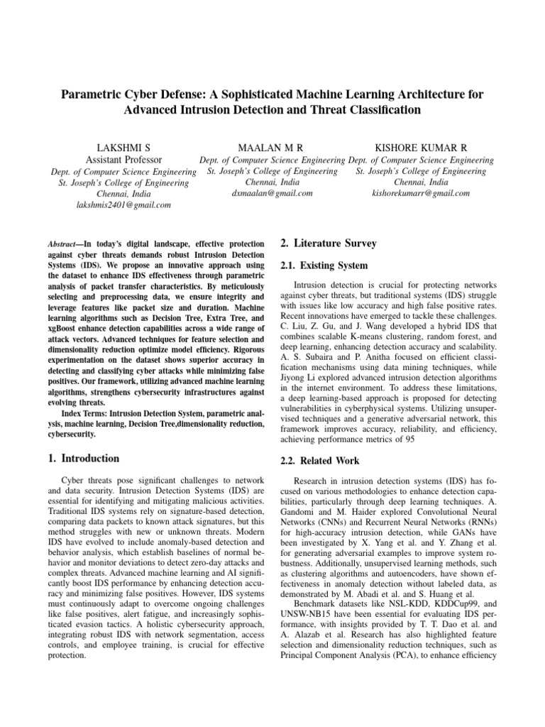 Final Project Ieee Maalan | PDF | Machine Learning | Computer Security