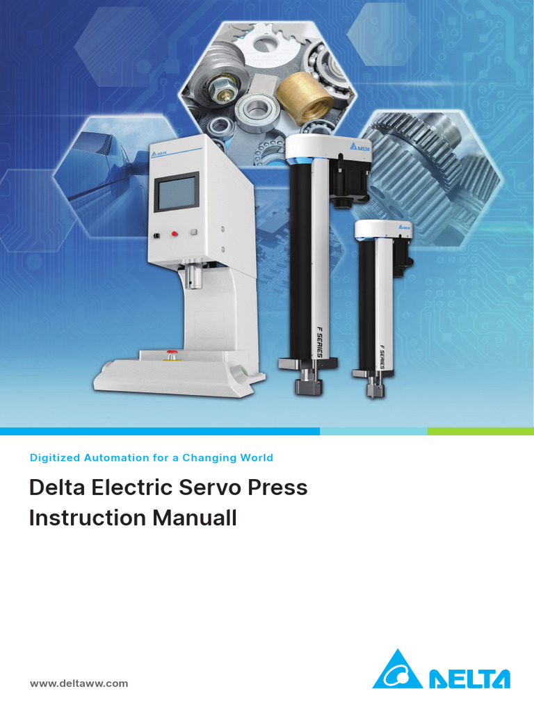 DELTA - IA - AM - OM - EN - 20230913 Servo Press User Manual | PDF ...