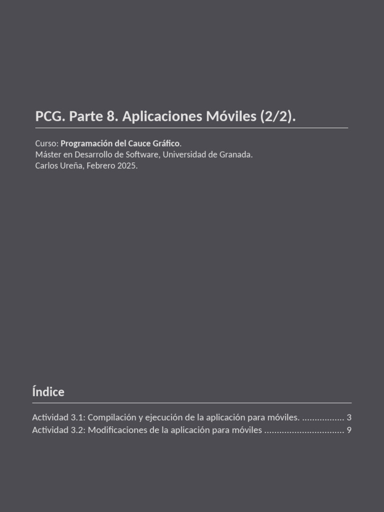 PCG s8 | PDF | Vector Euclidiano | Aplicación movil